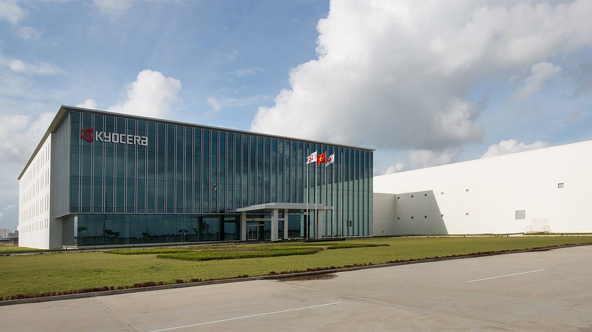 Kyocera 100% renewable energy-driven production plants